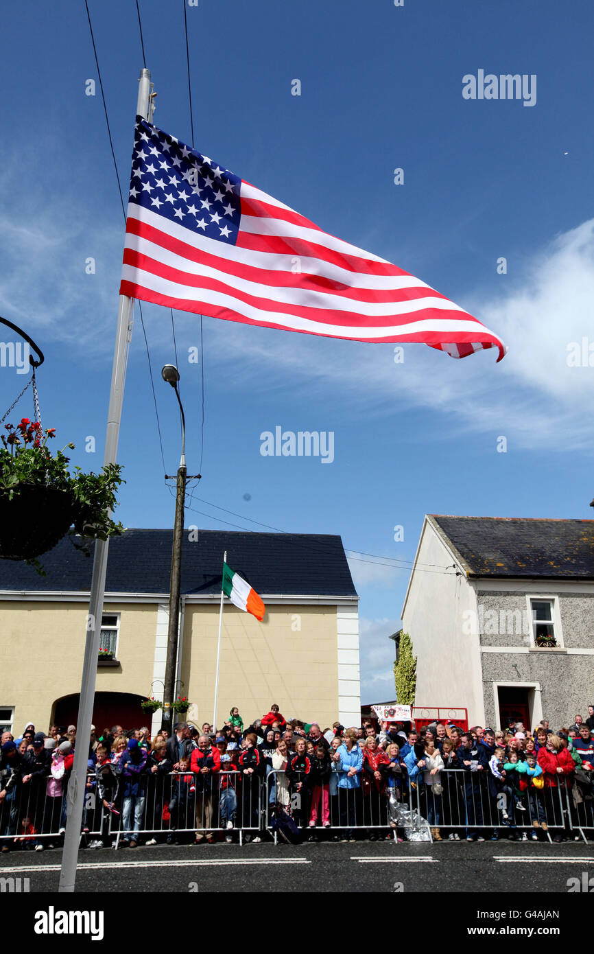 President Obama visit to Ireland - Day One Stock Photo - Alamy
