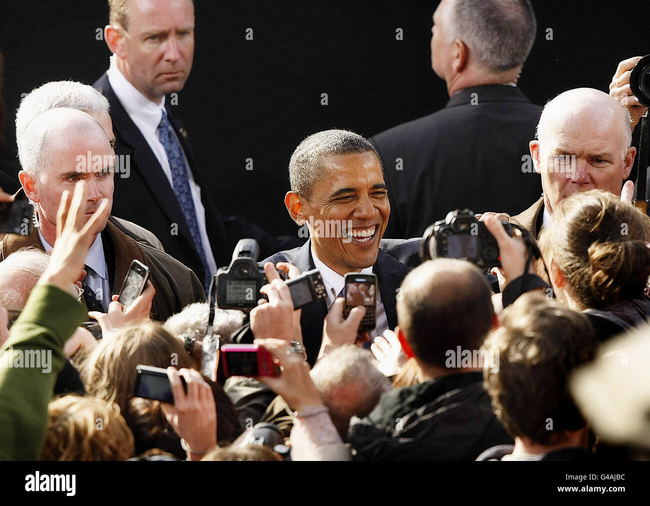 President Obama visit to Ireland - Day One Stock Photo - Alamy