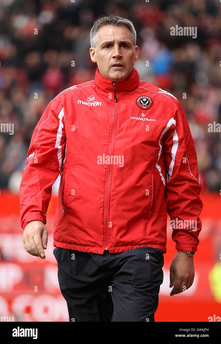 Sheffield united academy manager john pemberton hi-res stock ...