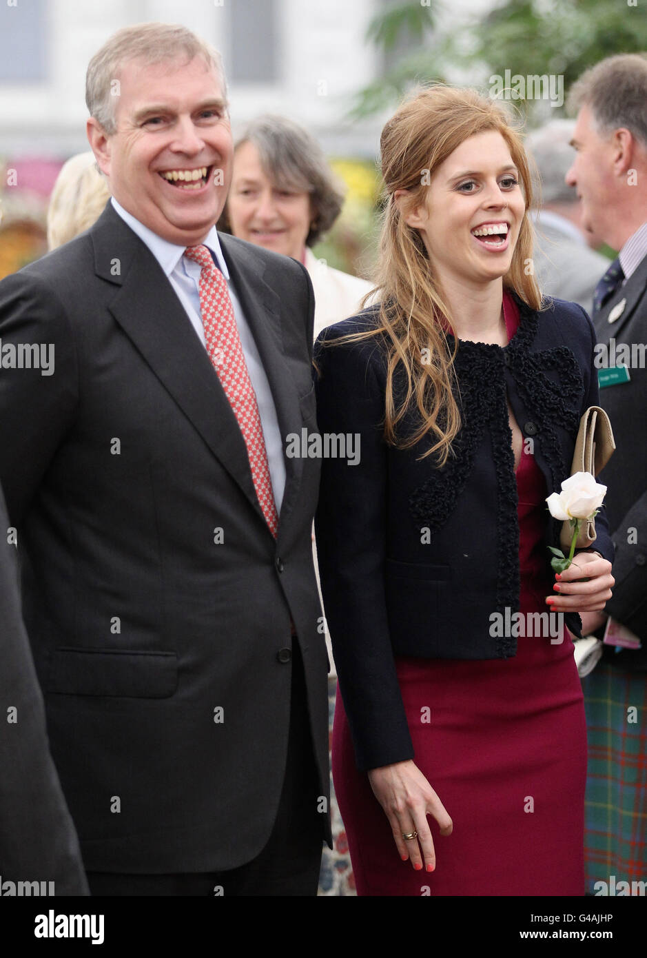 Prince Andrew, Duke of York and his daughter Princess Beatrice visit ...