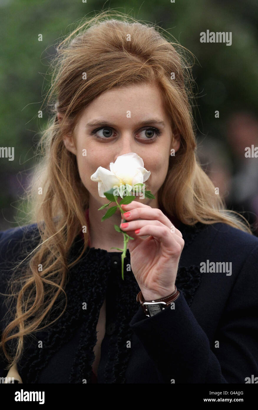 Princess Beatrice visits Chelsea Flower Show in London Stock Photo - Alamy