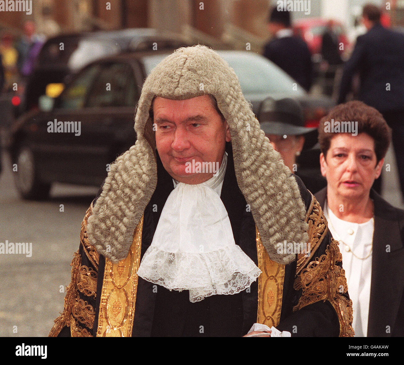 PA NEWS PHOTO 1/10/92 LORD JUSTICE MCCOWAN IN LONDON Stock Photo - Alamy