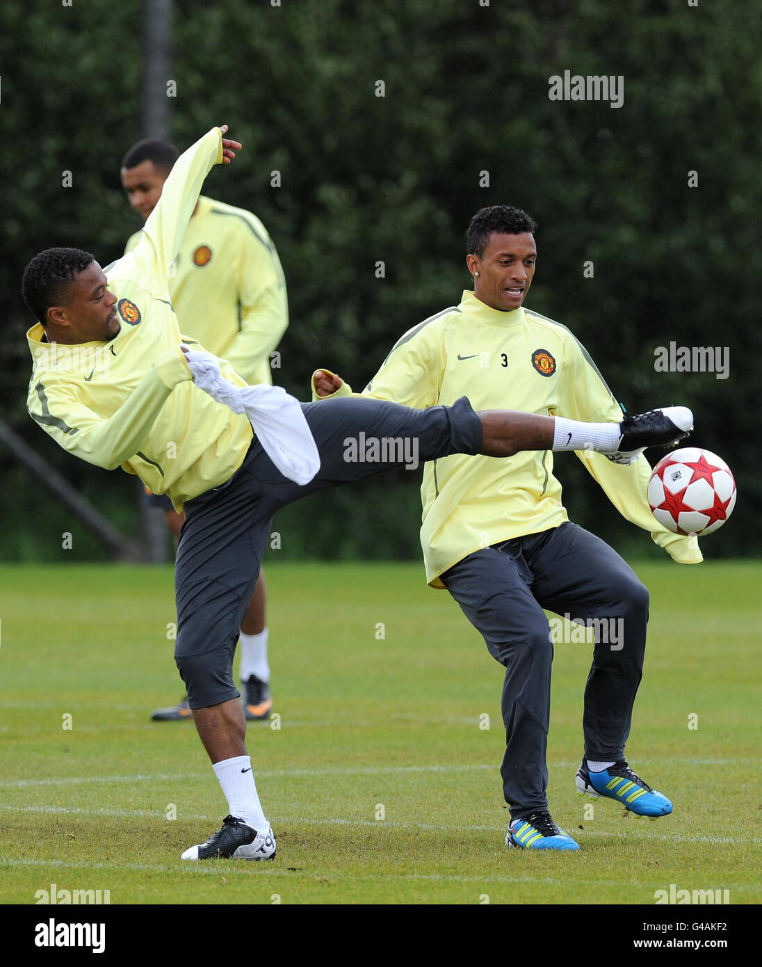Carrington training ground manchester united hi-res stock photography ...