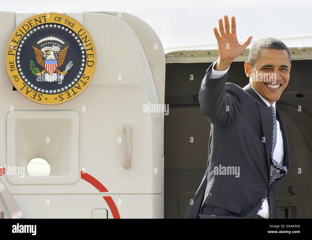 At the end of their state visit to britain hi-res stock photography and ...