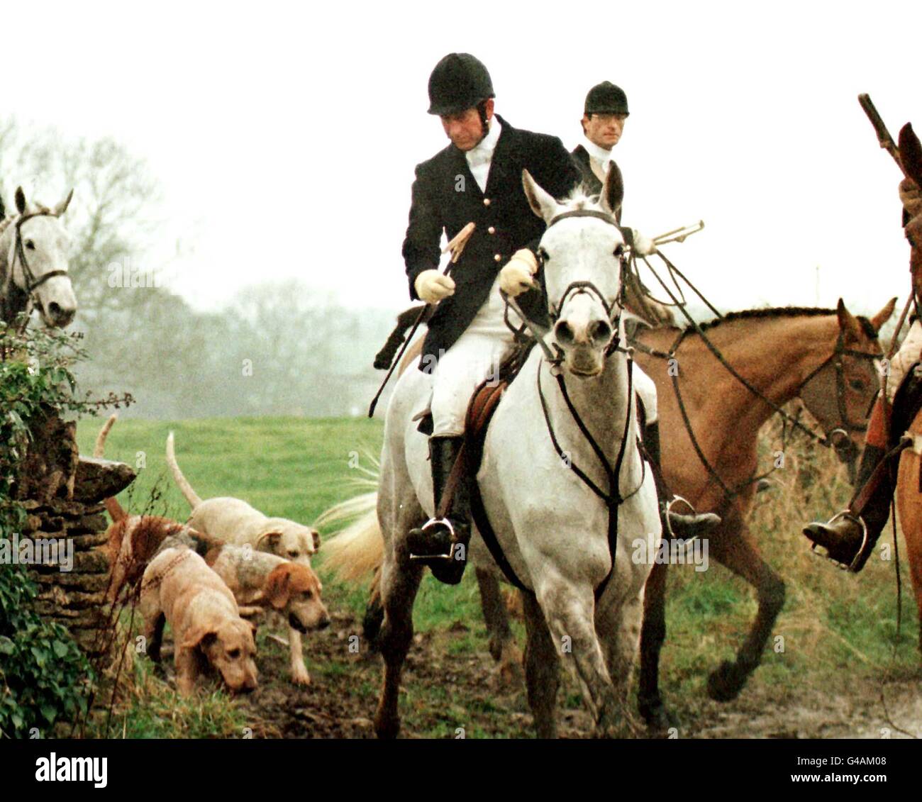 Prince of Wales hunting Stock Photo - Alamy