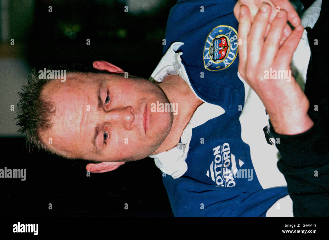 Bath Rugby Club Coach, Andy Robinson, during the announcement of the ...