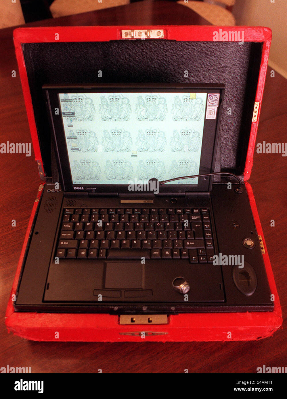 **Embargoed until TUESDAY 13/1/98** The new ministerial red box which ...