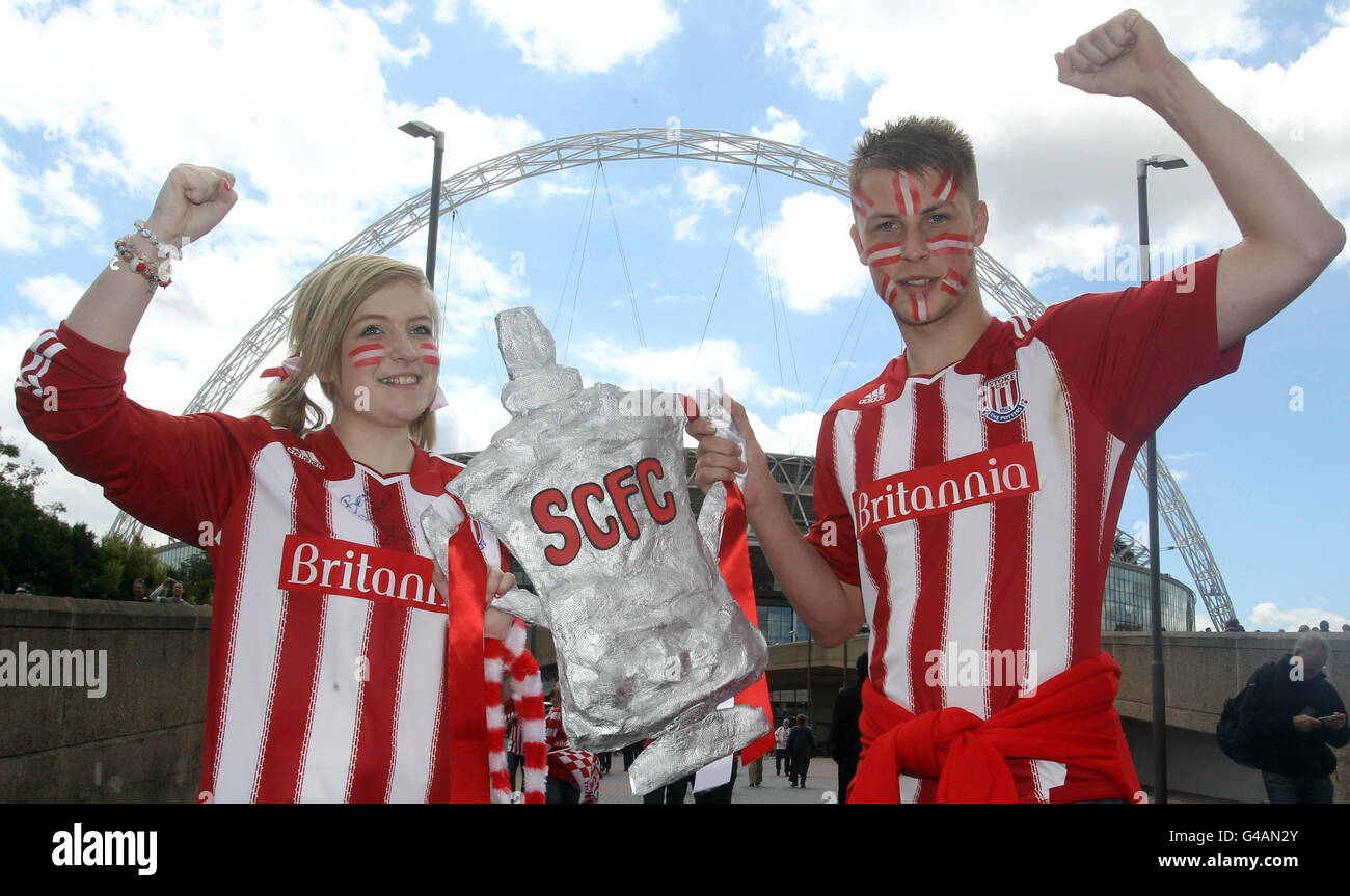 Stoke city fans ashley bradbury hi-res stock photography and images - Alamy
