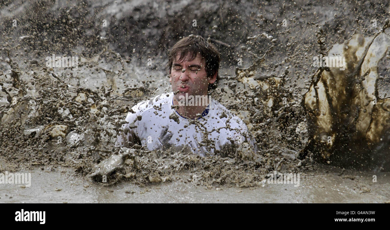 Run A Muck challenge Stock Photo - Alamy