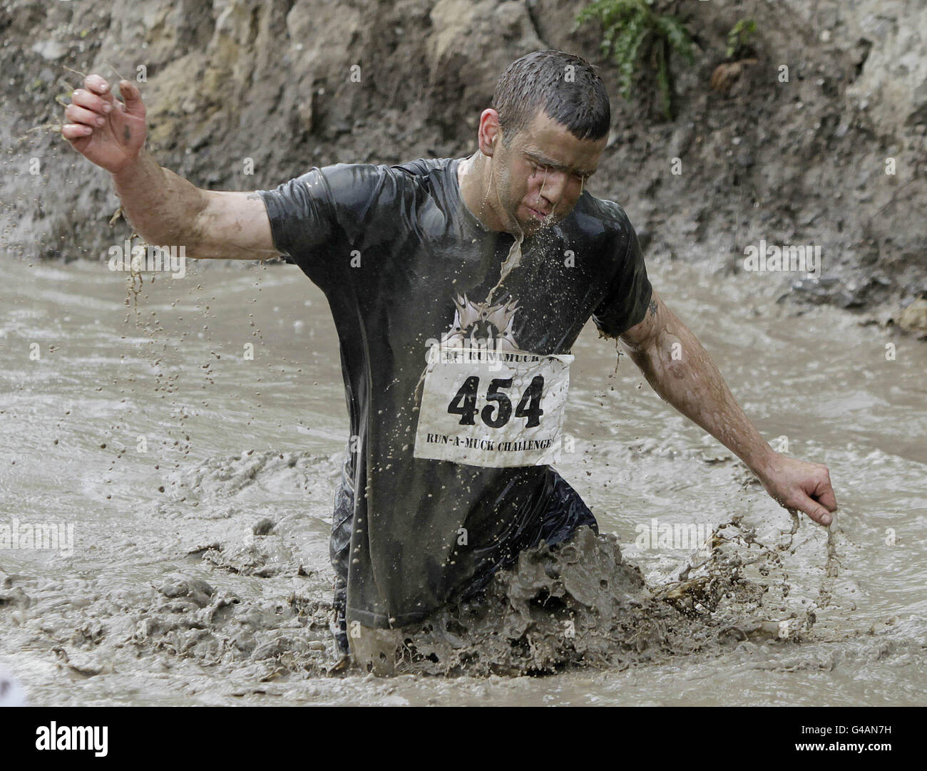 Run A Muck challenge Stock Photo - Alamy