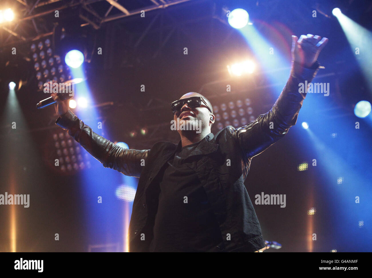 Taio Cruz performing on the Main Stage at BBC Radio 1's Big Weekend ...