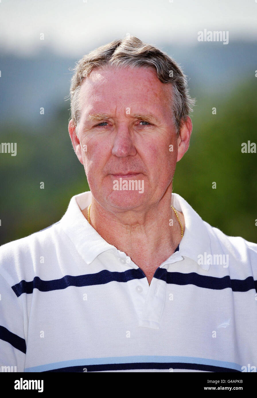 Michael Meredith in Monmouth, South Wales, before he sets off on a ...