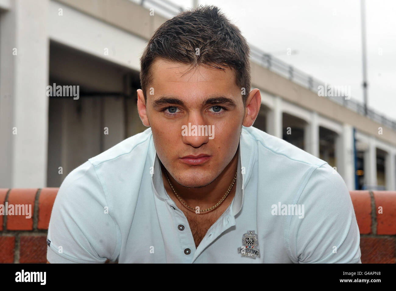 Boxing - Nathan Cleverly Media Work Out - Peacock Gym Stock Photo - Alamy