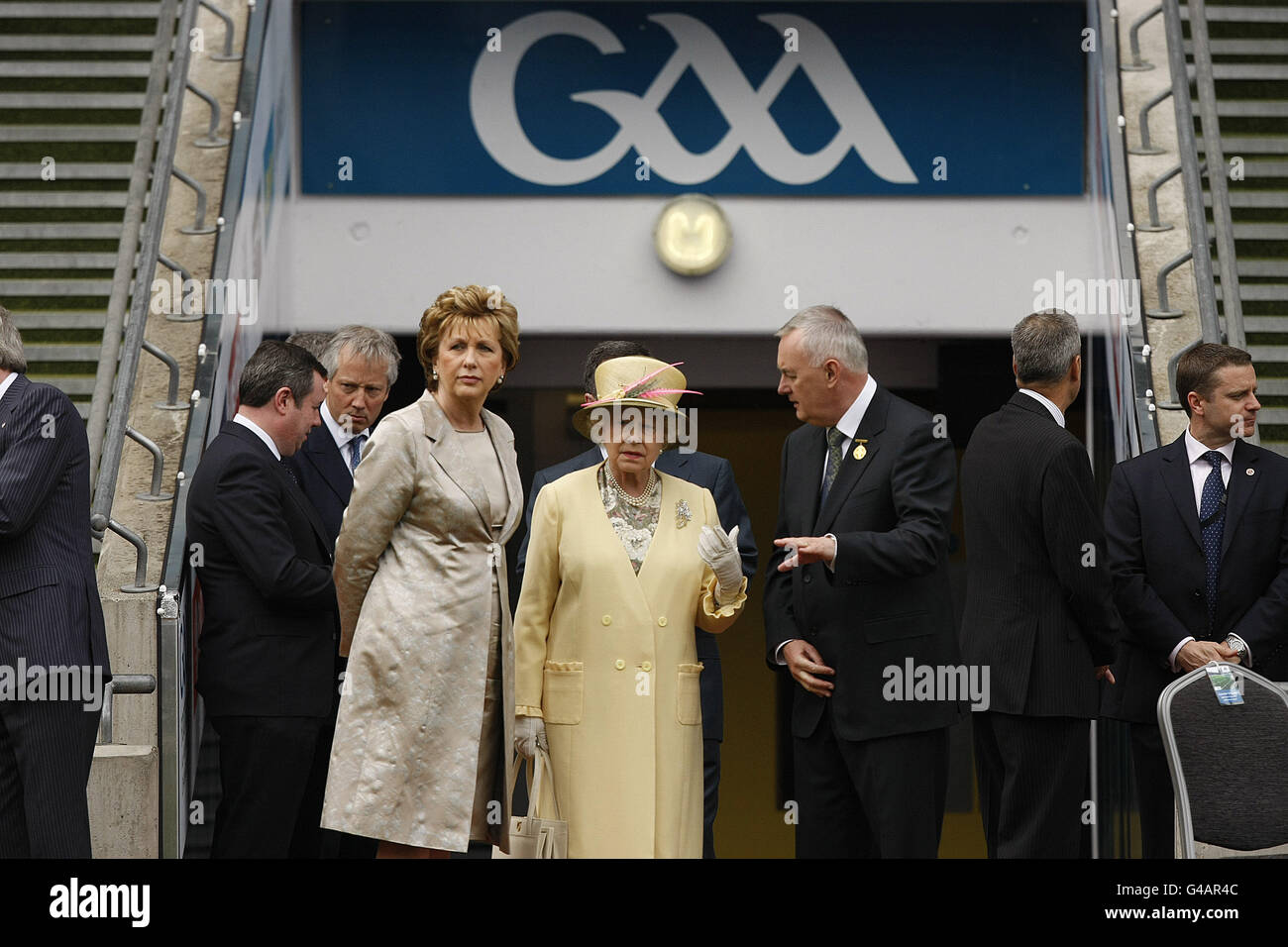 President irish republic mary mcaleese queen elizabeth ii croke park hi ...
