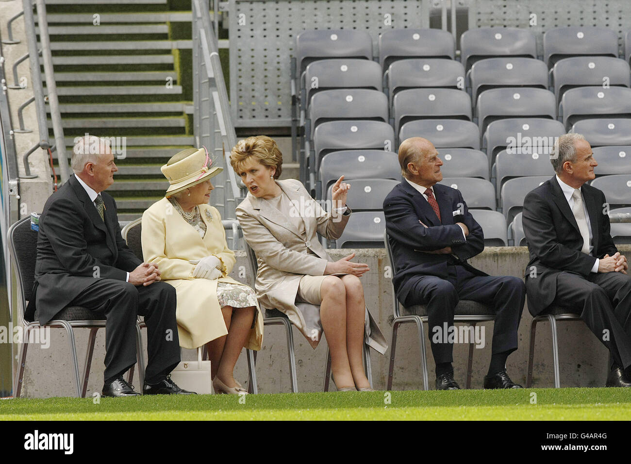 (Left - right) GAA President Christy Cooney, President of the Irish ...
