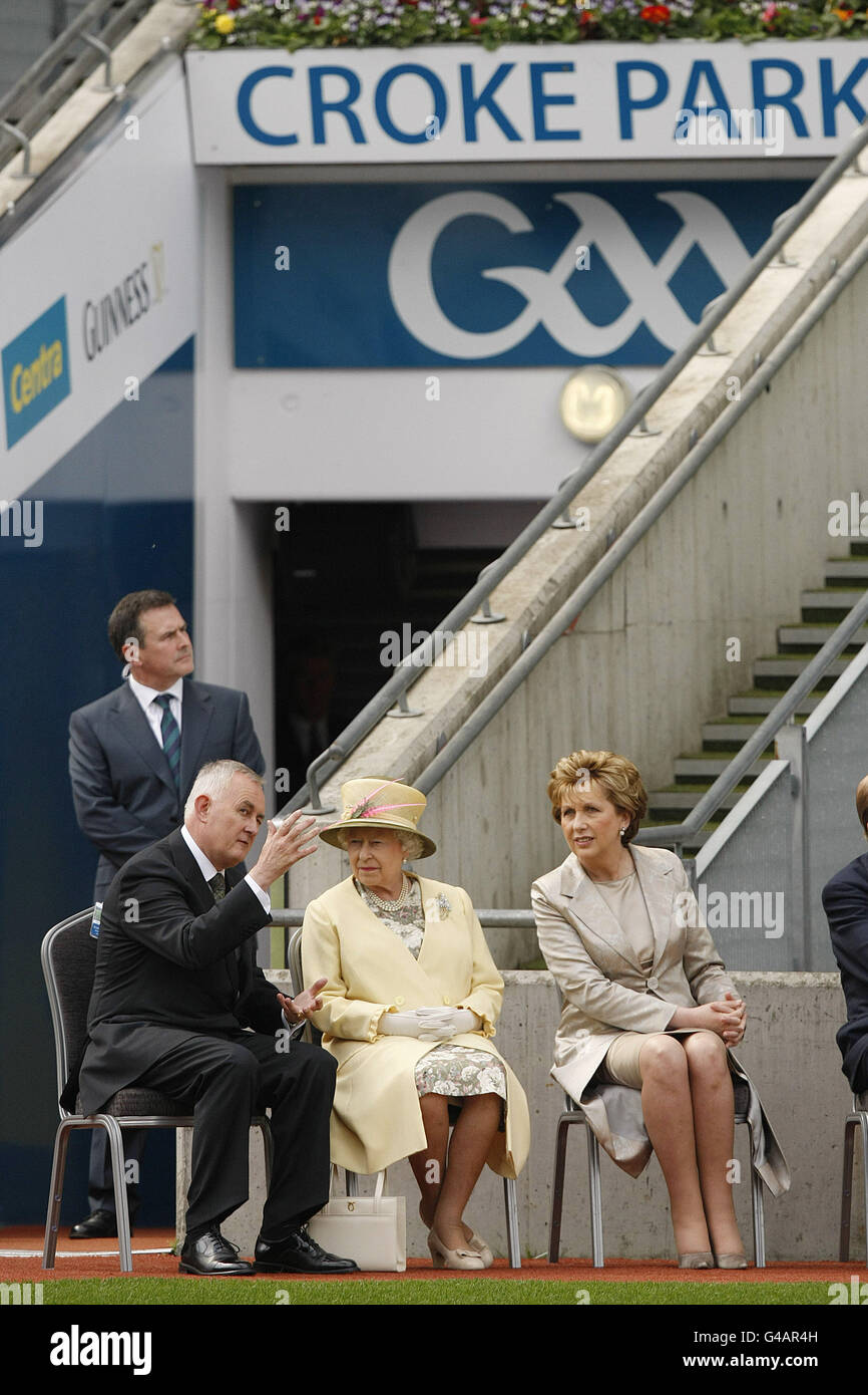 (Left - right) GAA President Christy Cooney, President of the Irish ...