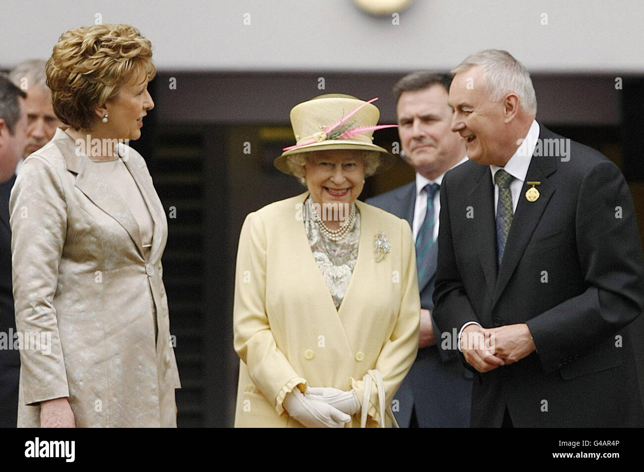 President irish republic mary mcaleese queen elizabeth ii croke park hi ...