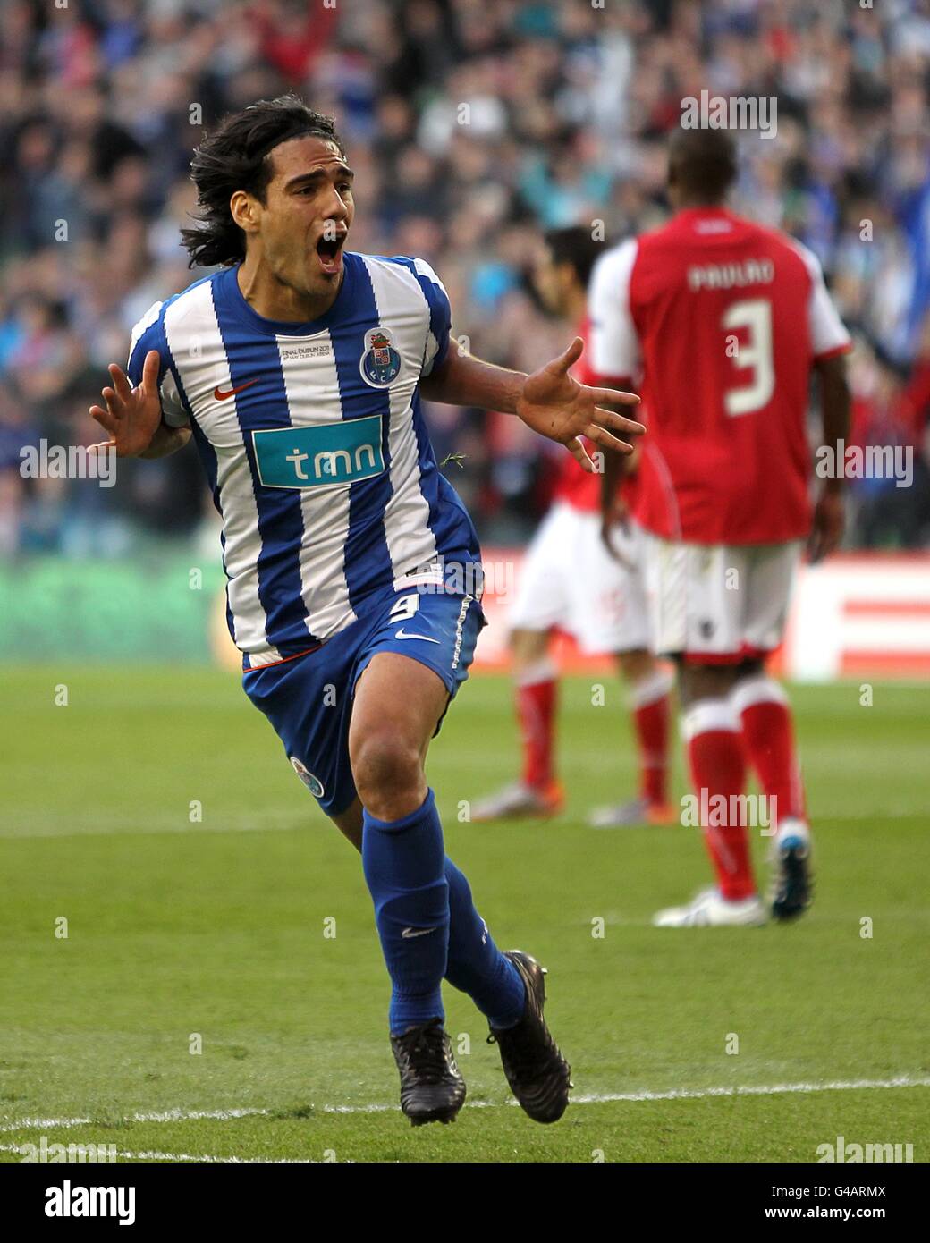 Falcao europa league goal hi-res stock photography and images - Alamy