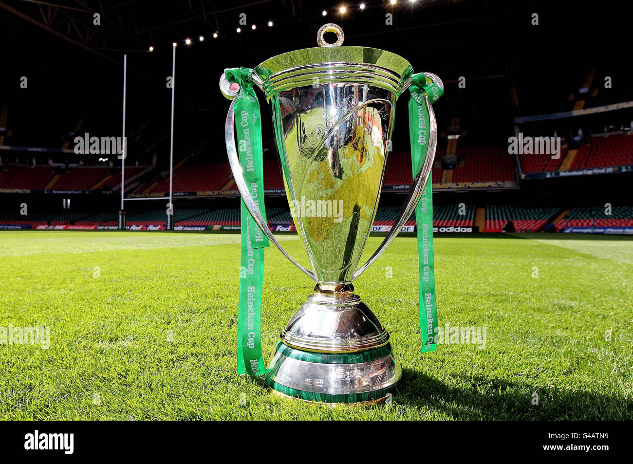 Heineken cup trophy rugby hi-res stock photography and images - Alamy