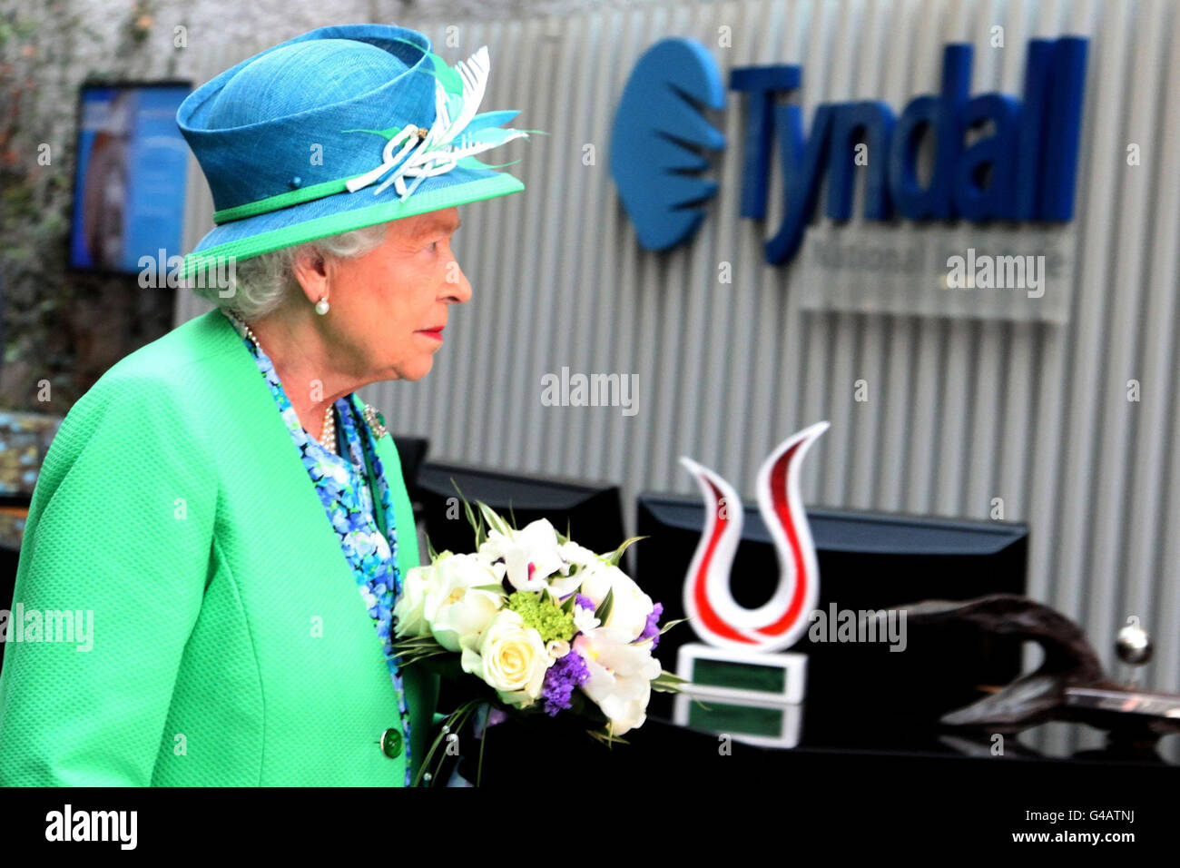 Queen Elizabeth II visiting Tyndall National Institute in Cork on the ...