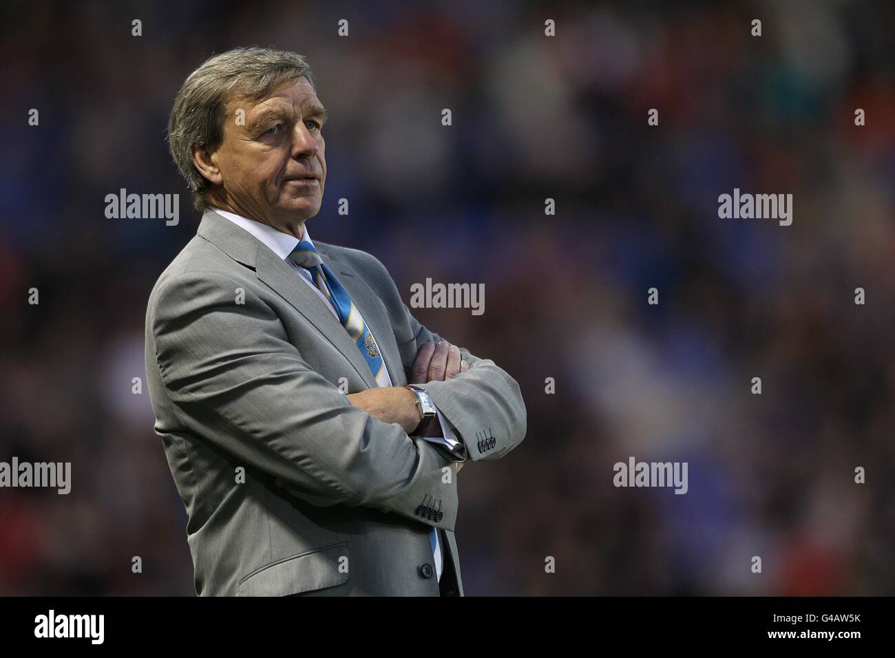 Shrewsbury Town manager Graham Turner on the touchline Stock Photo - Alamy
