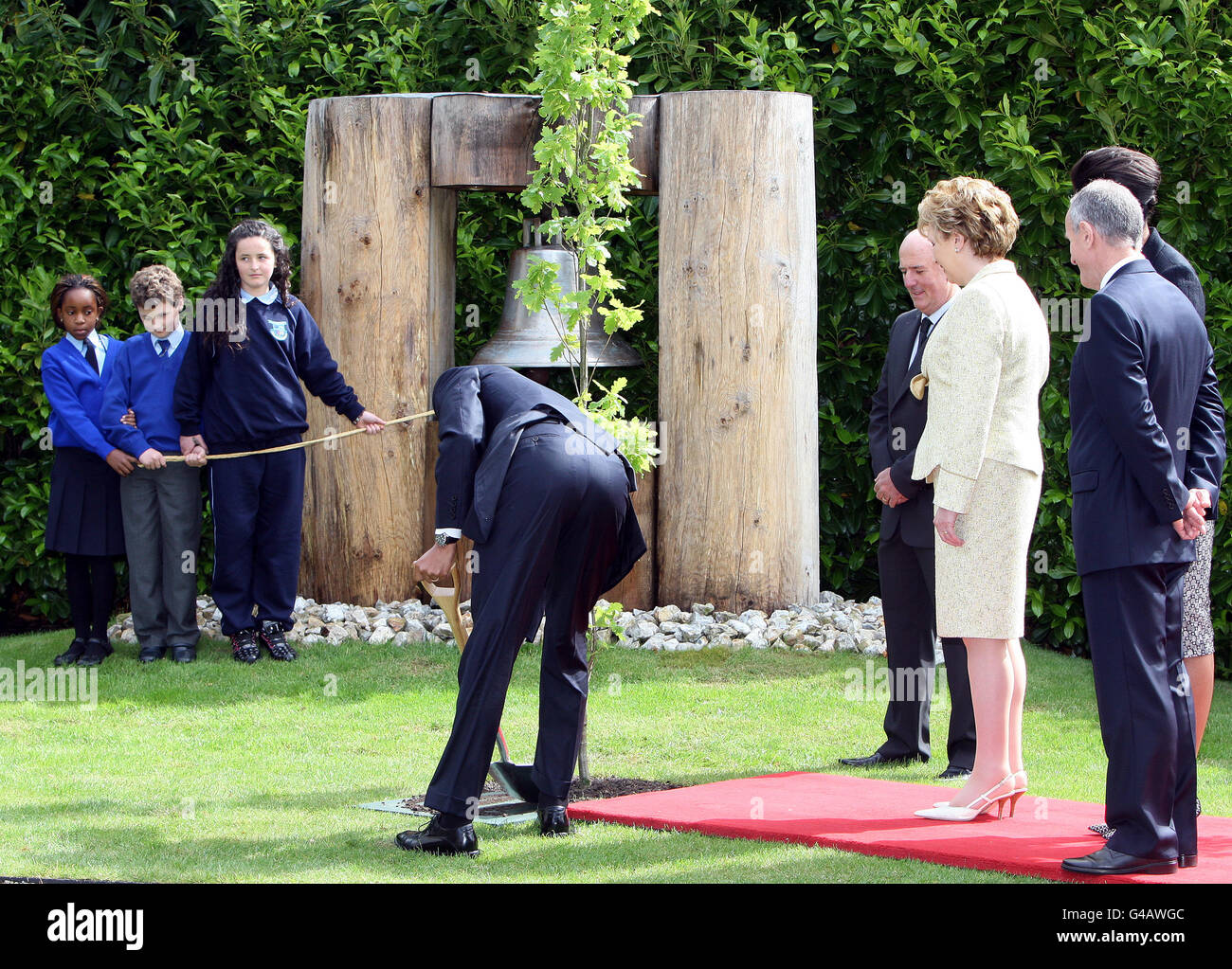 President Obama visit to Ireland - Day One Stock Photo - Alamy