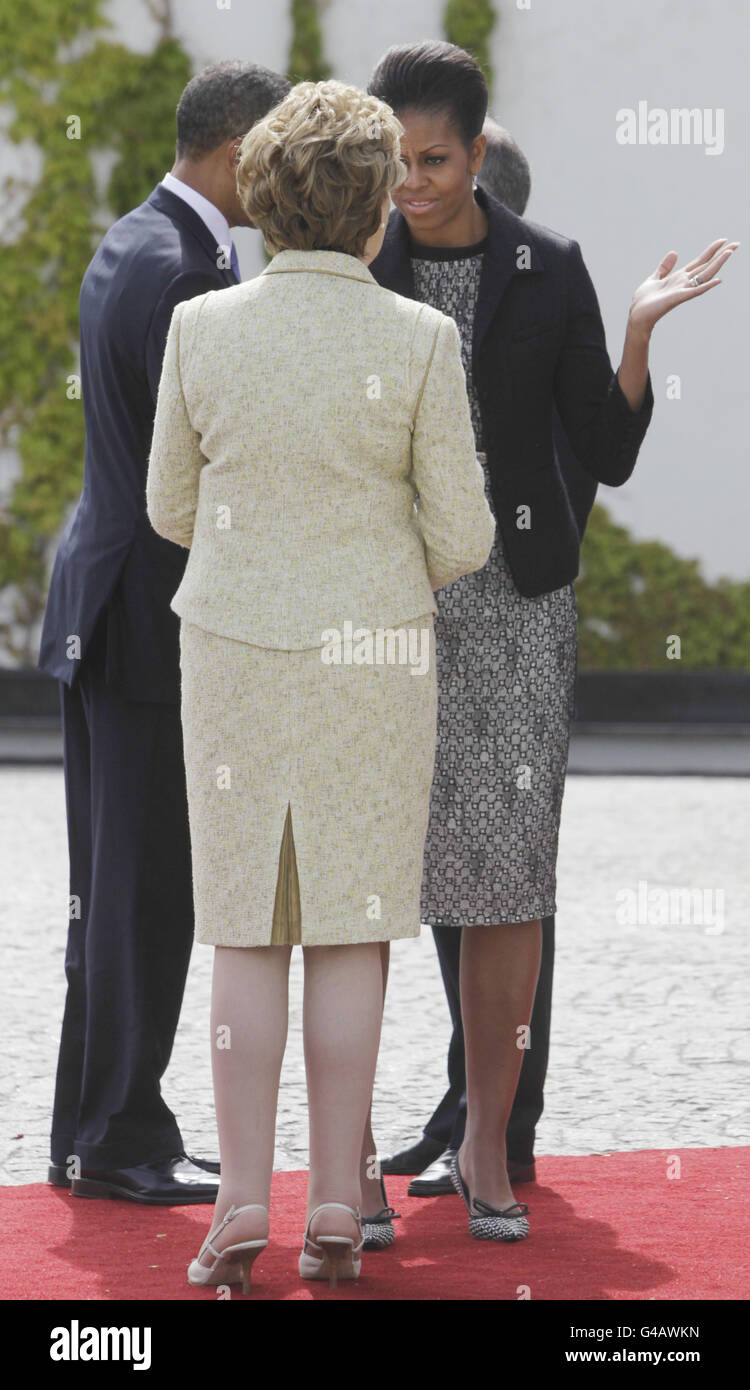 President Obama visit to Ireland - Day One Stock Photo - Alamy
