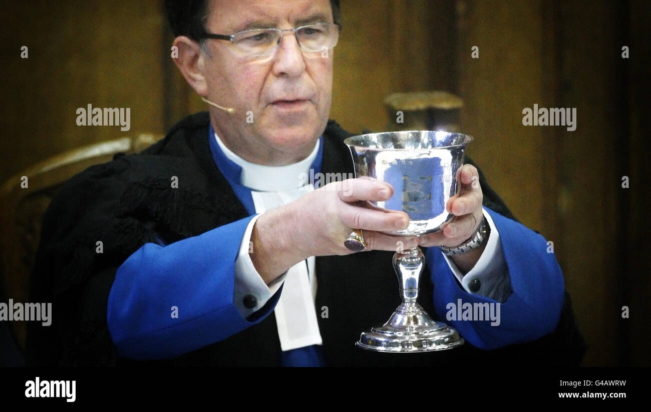 Right Reverend David Arnott Moderator of the Church of Scotland during ...