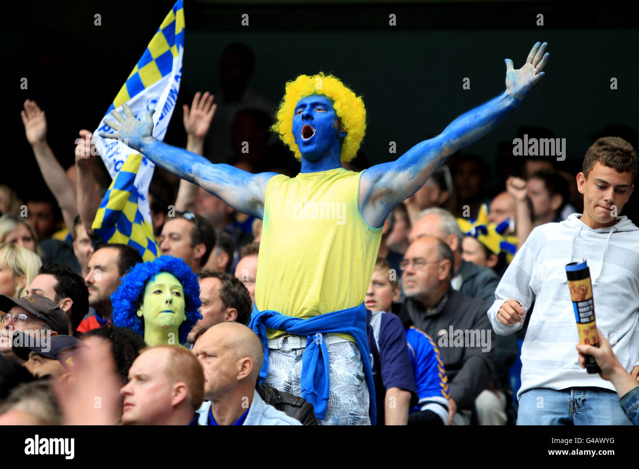 Play off final at the city of manchester stadium hi-res stock ...