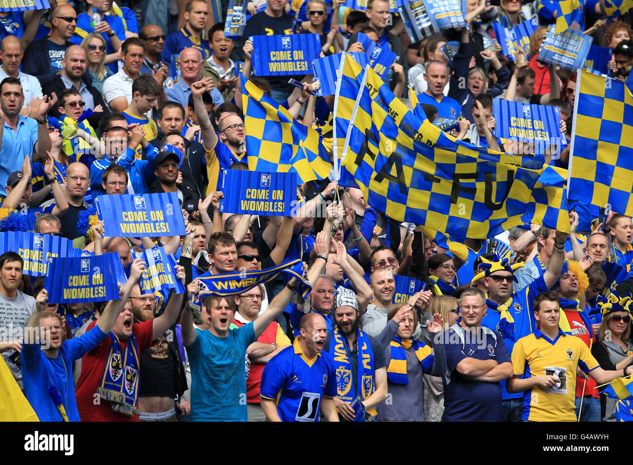Play off final at the city of manchester stadium hi-res stock ...