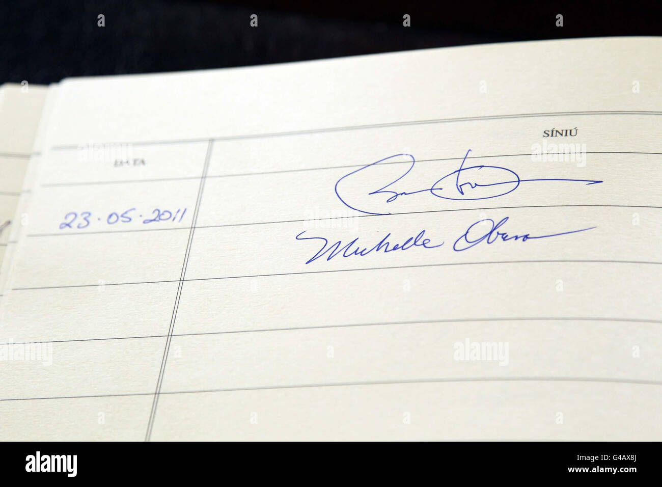 Michelle Obama Autograph