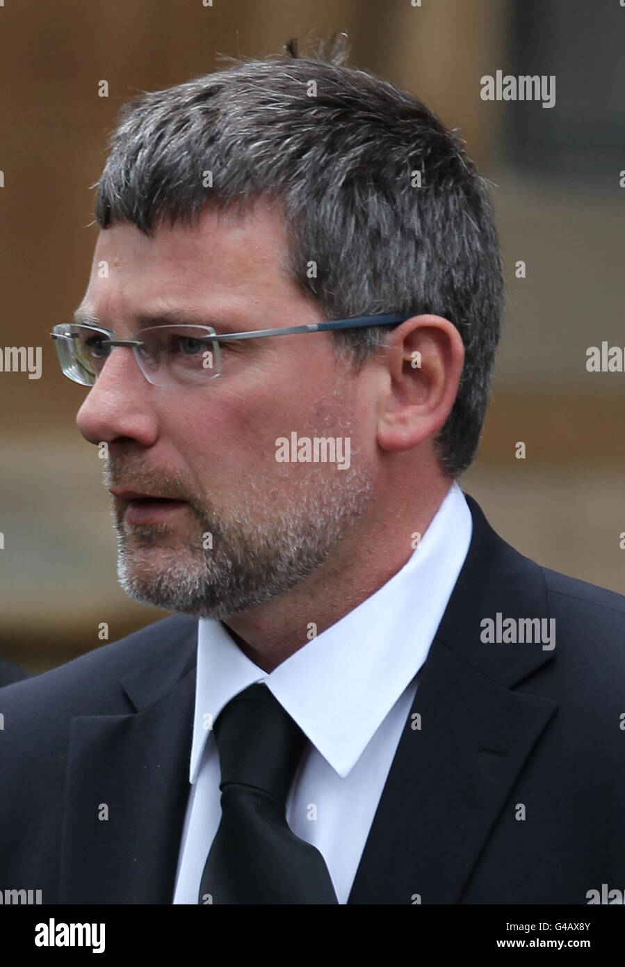 Ernie Walker funeral Stock Photo - Alamy