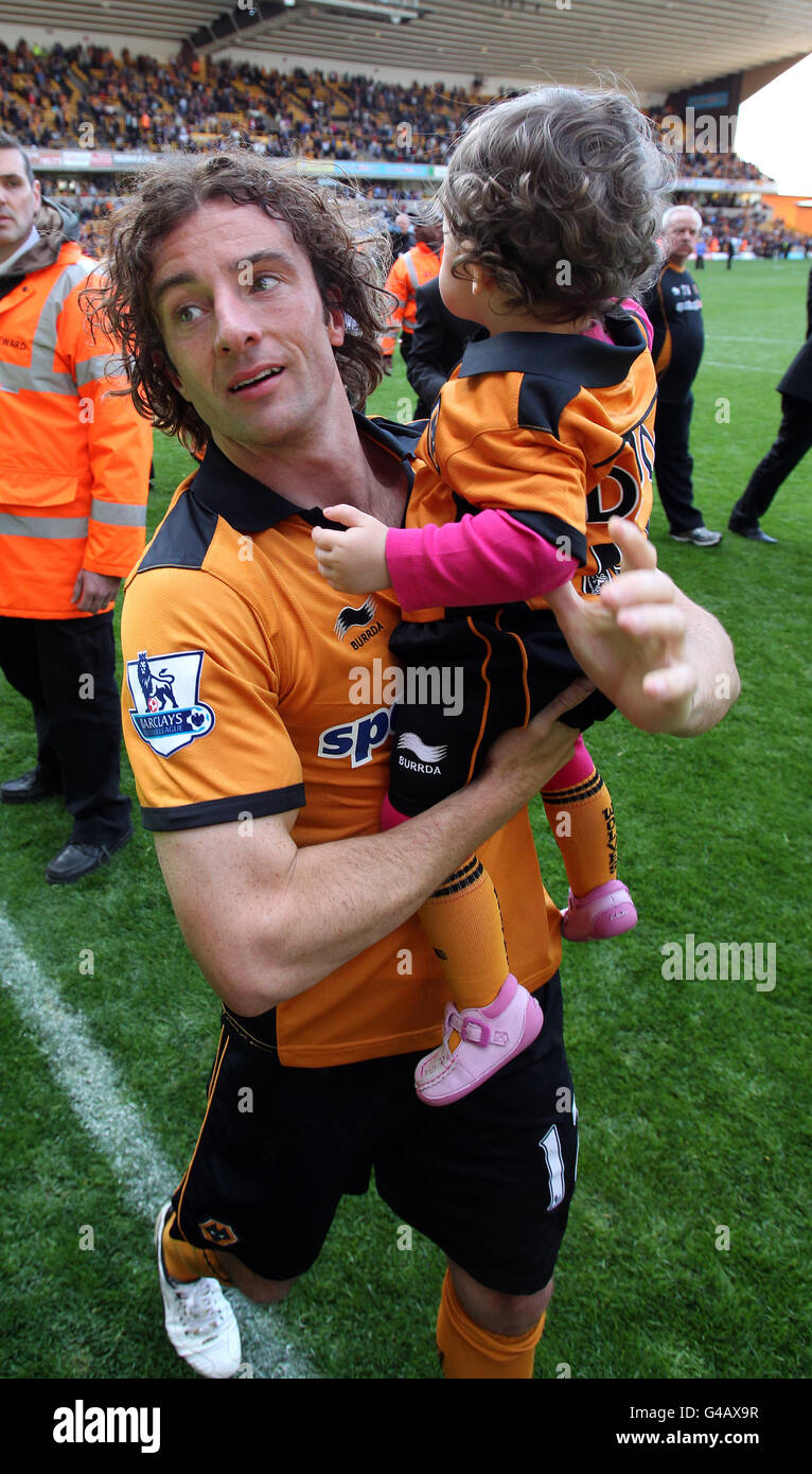 Wolverhampton Wanderers Stephen Hunt celebrates after the final whistle ...