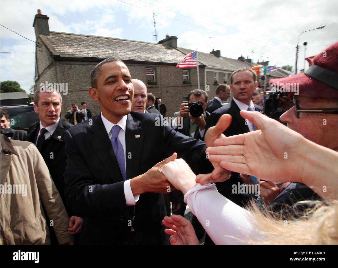 President Obama visit to Ireland - Day One Stock Photo - Alamy