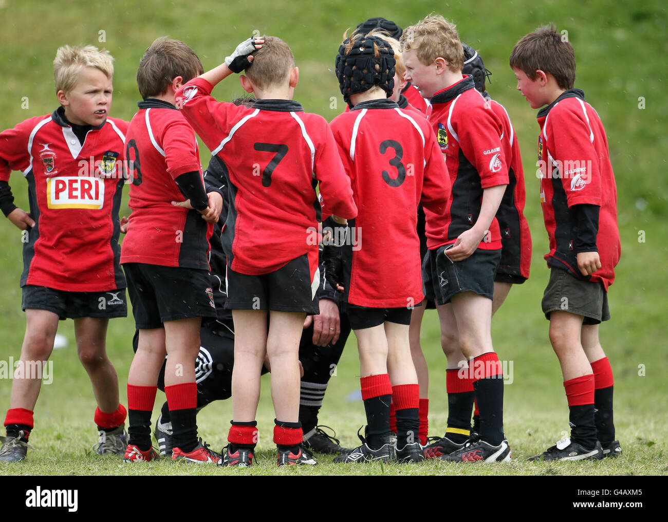 Kids enjoy playing rugby during the Forrester Mini Tournament at ...