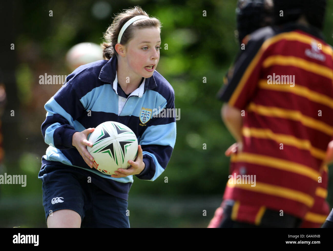 Kids enjoy playing rugby during the Forrester Mini Tournament at ...