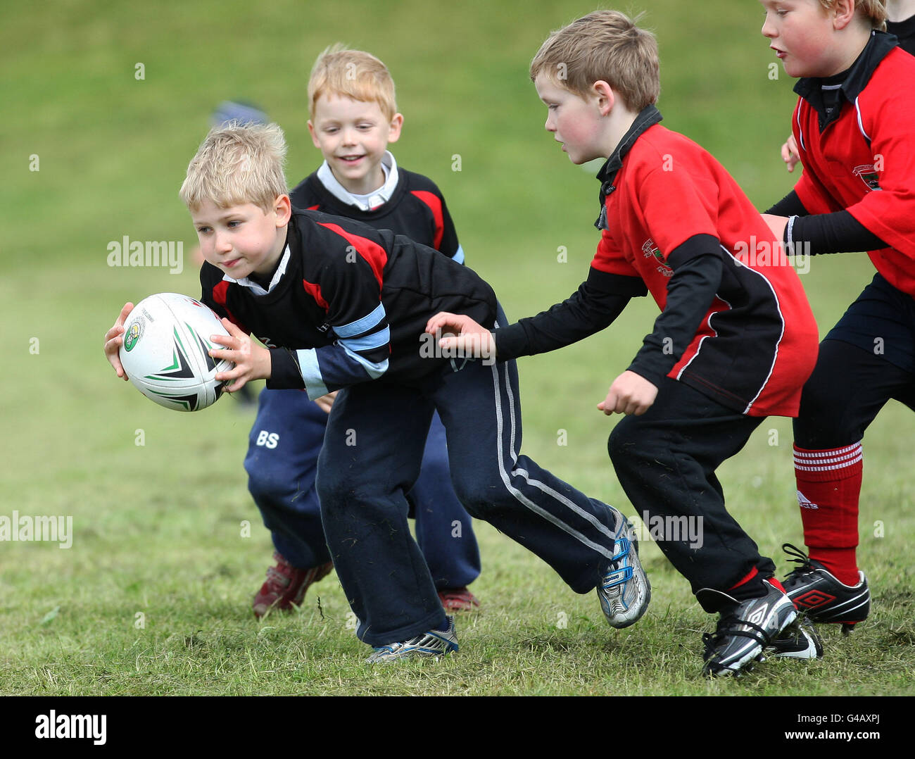 Rugby Union - Forrester Mini Tournament - Craigmount HS Stock Photo - Alamy