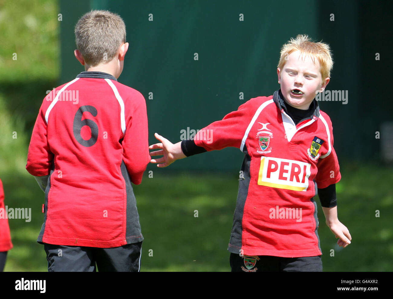 Kids enjoy playing rugby forrester mini tournament craigmount hs hi-res ...