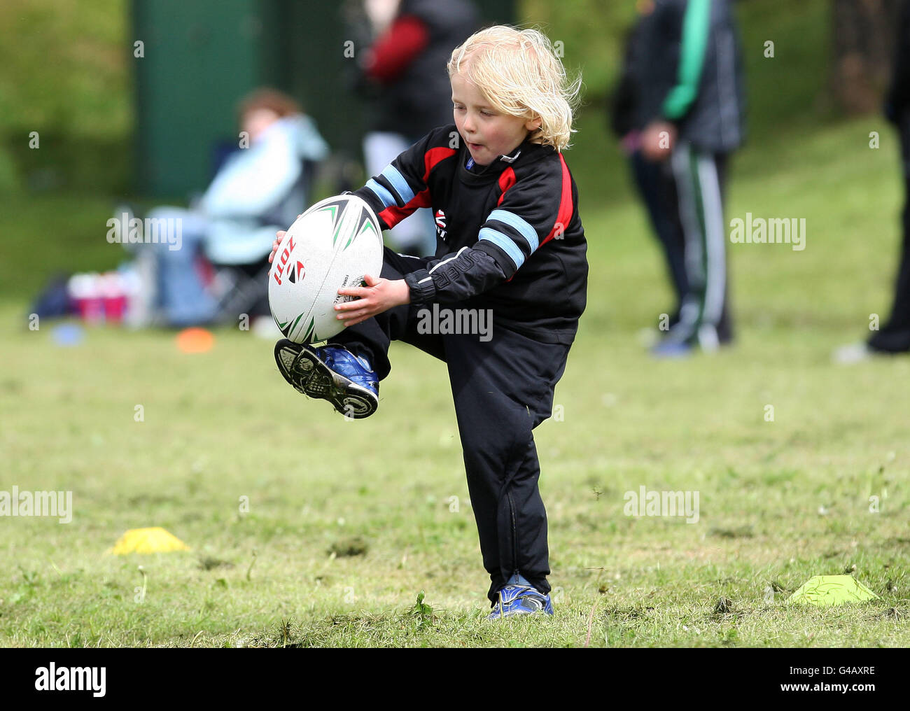 Rugby Union - Forrester Mini Tournament - Craigmount HS Stock Photo - Alamy