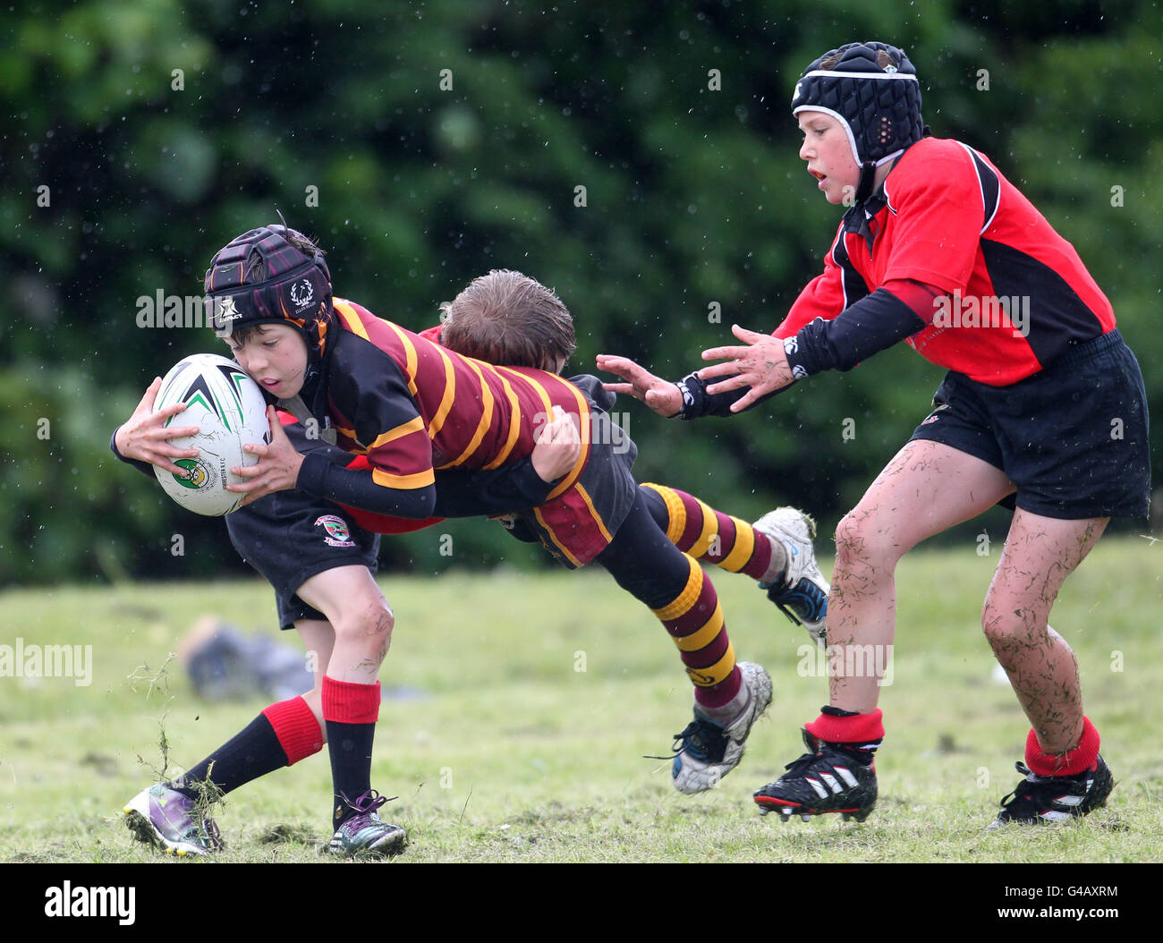 Rugby Union - Forrester Mini Tournament - Craigmount HS Stock Photo - Alamy