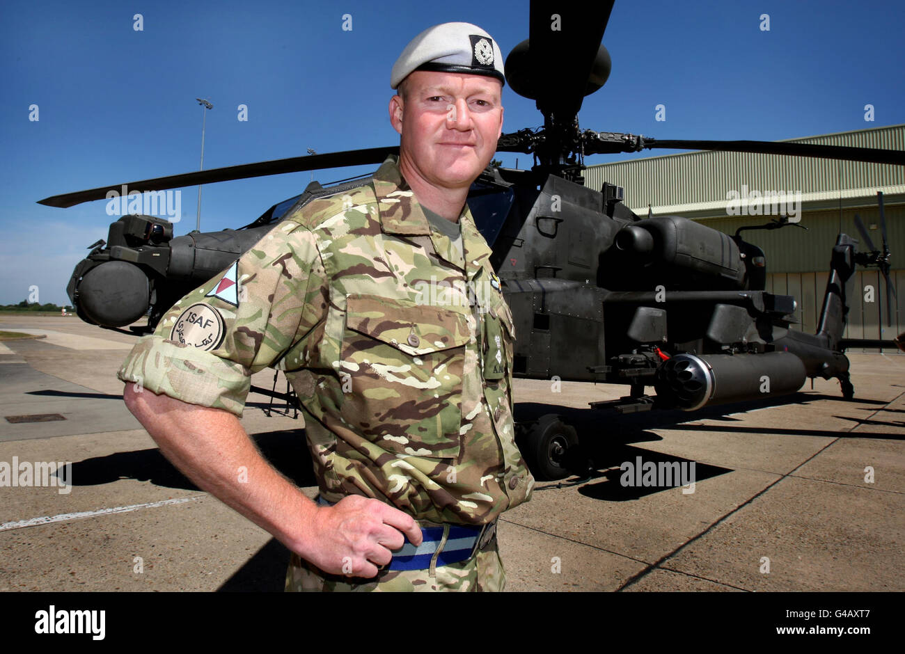 Lieutenant Colonel Paul Tennant, commander of 3 Regiment Army Air Corps ...