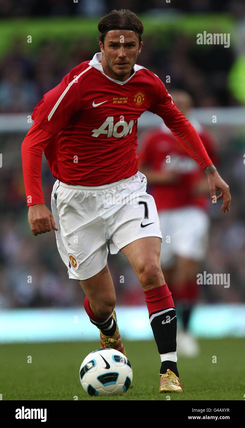 Former Manchester United player David Beckham in action Stock Photo - Alamy