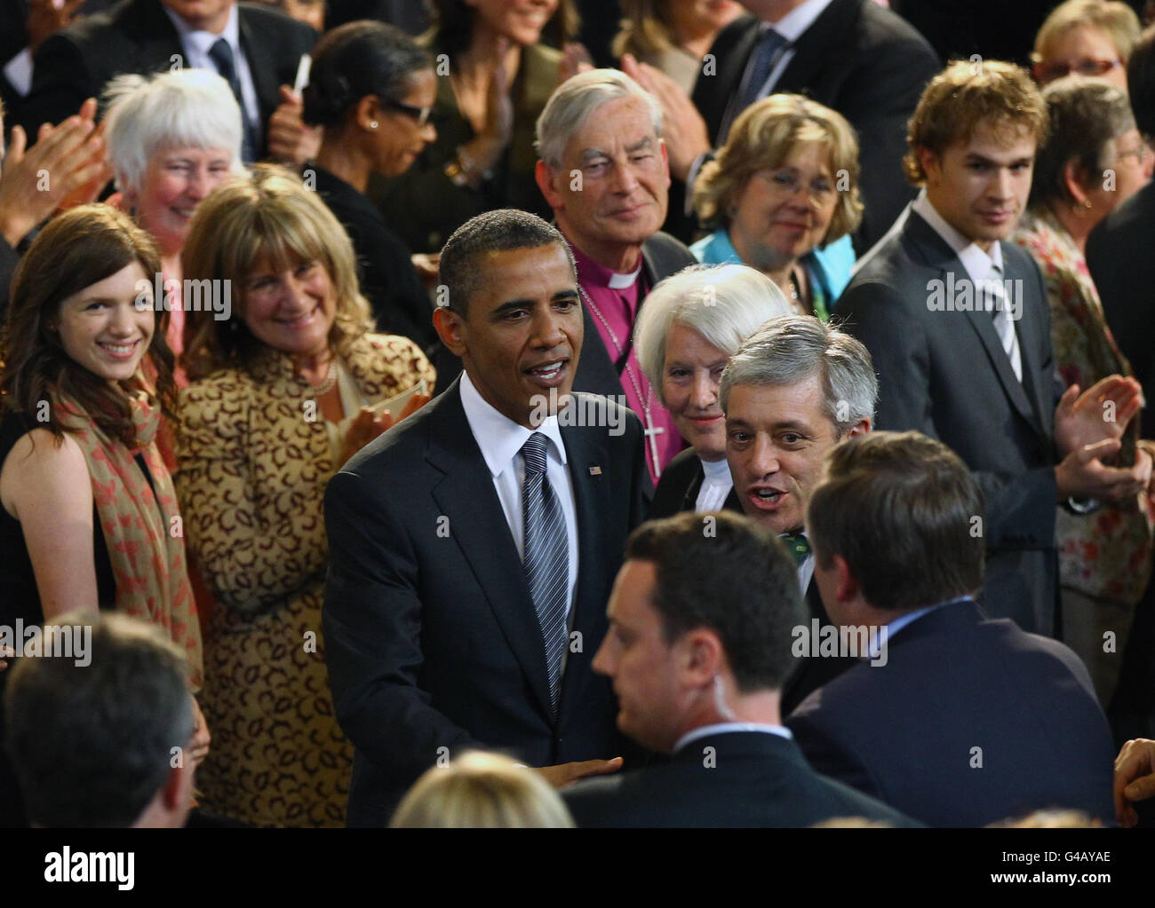 Nelson mandela state visit uk hi-res stock photography and images - Alamy
