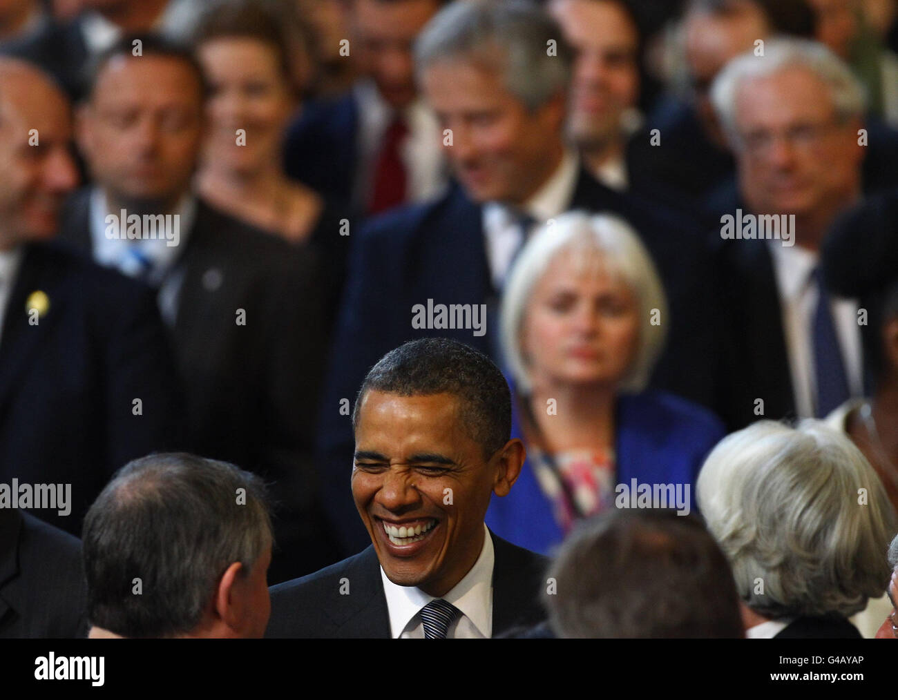 Nelson mandela state visit uk hi-res stock photography and images - Alamy