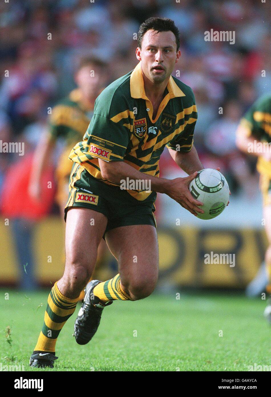 RUGBY LEAGUE. Laurie Daley, Australia Stock Photo - Alamy