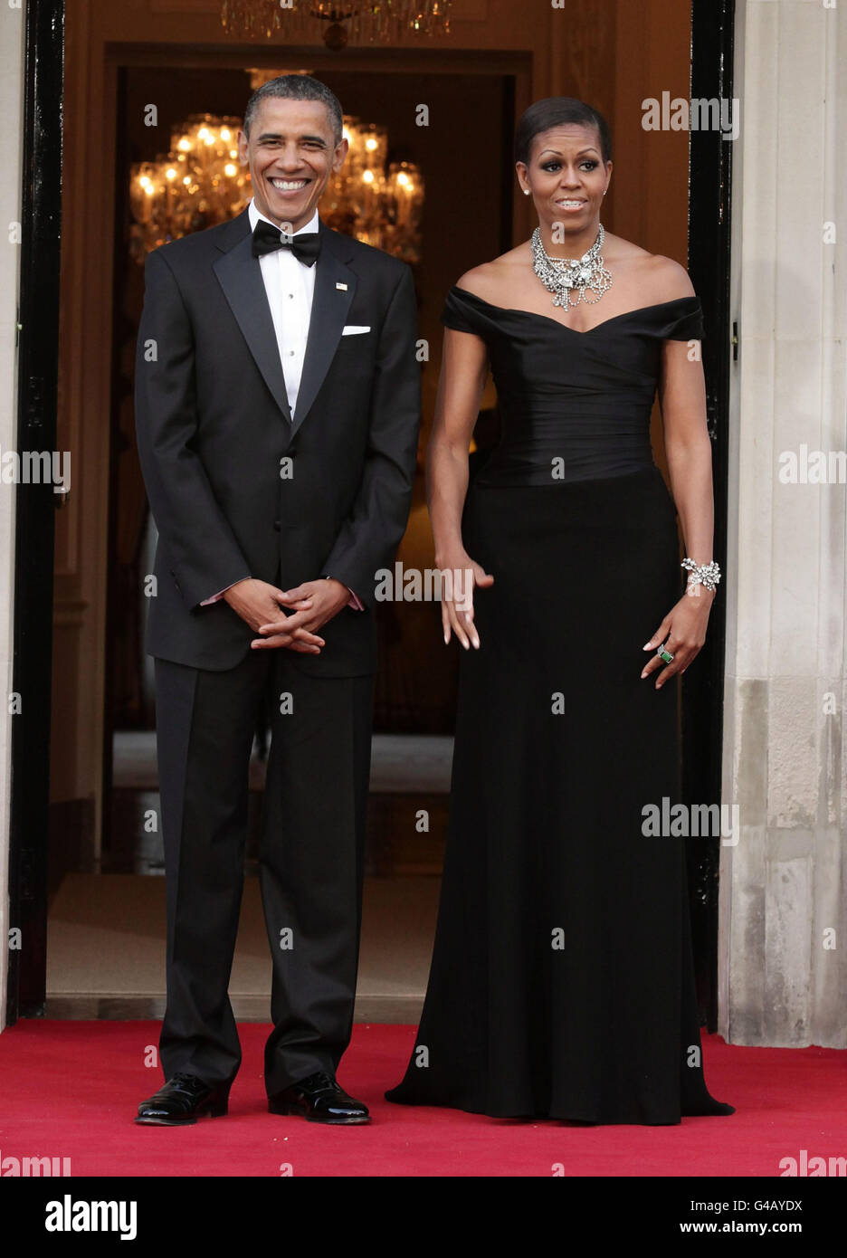 President Obama state visit to UK- Day Two Stock Photo - Alamy
