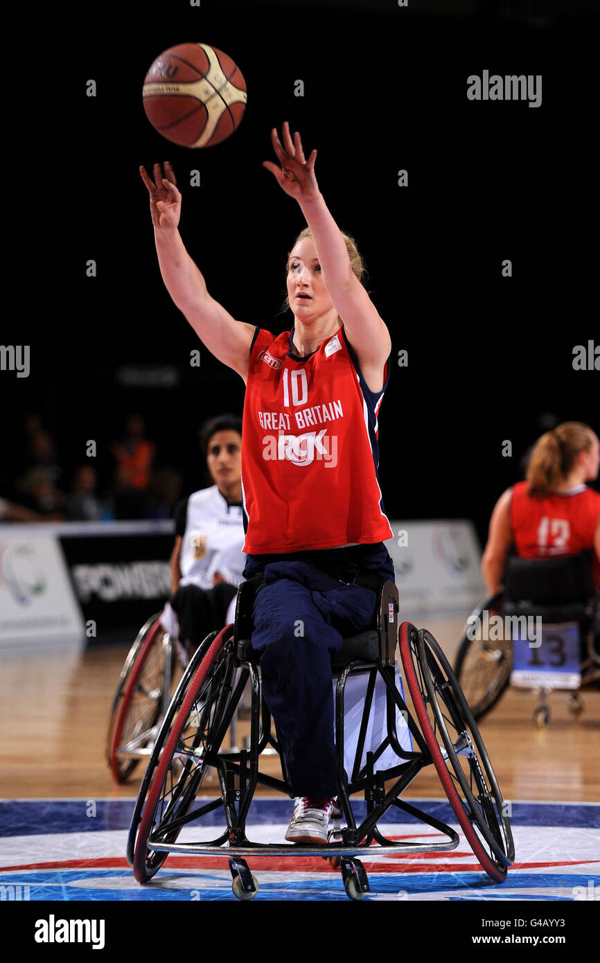 Great Britain's Amy Conroy takes a penalty shot during the Women's ...