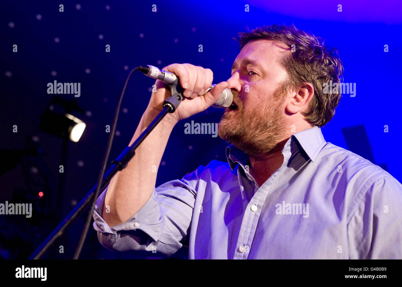 Guy Garvey during Elbow's live set in the Crypt of St Pauls Cathedral ...