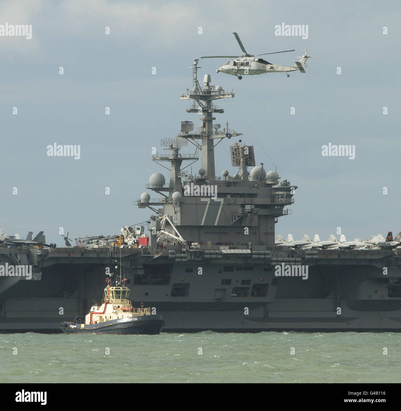 USS George H.W. Bush Stock Photo - Alamy
