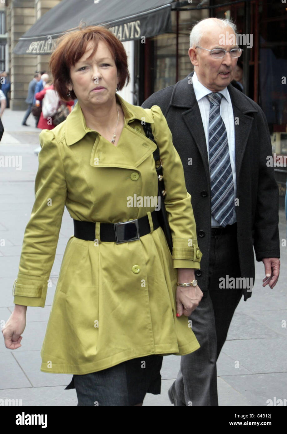 Hector McInnes, father of Arlene Fraser with daughter Cathy Gillies ...